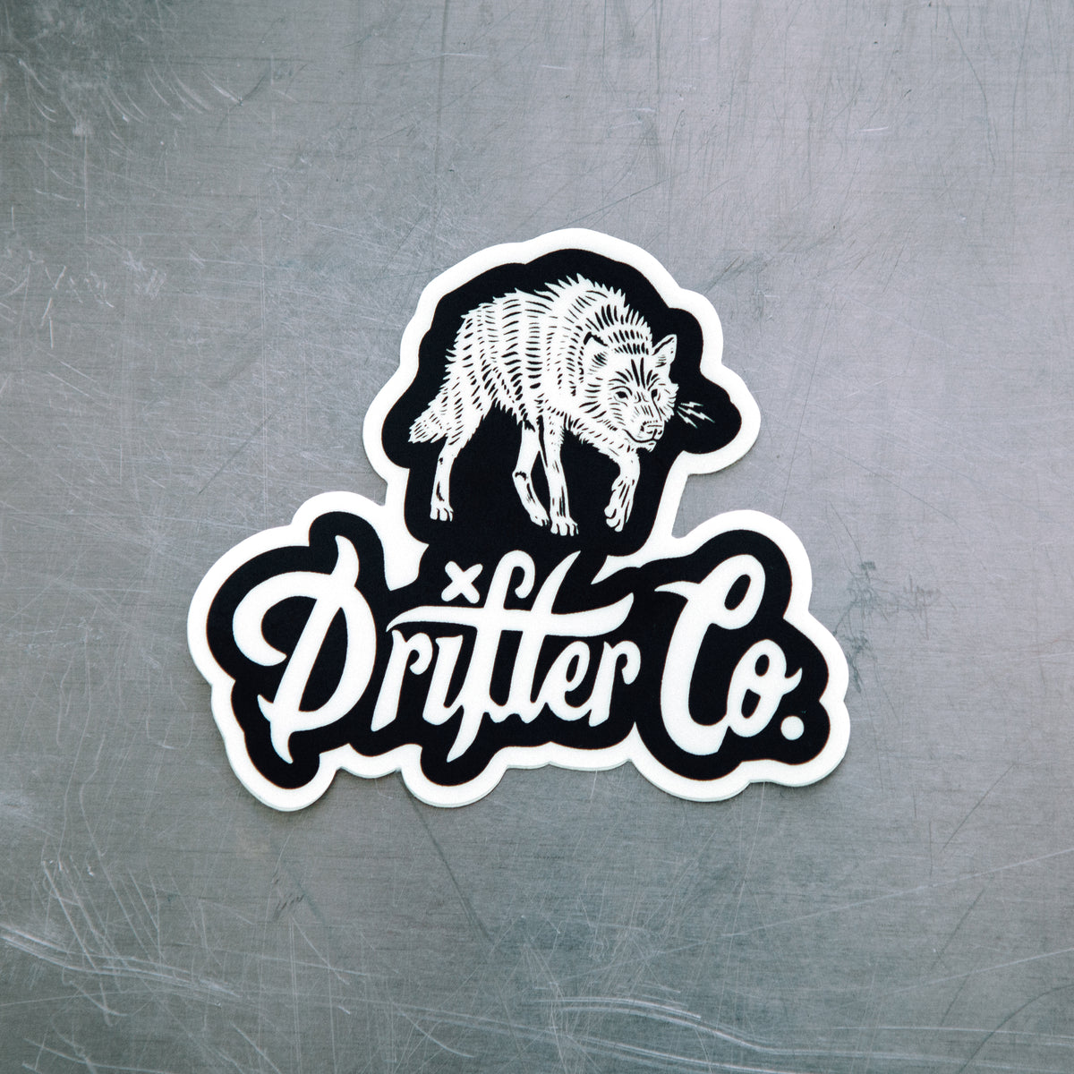 Wolf Logo Sticker | Drifter Company